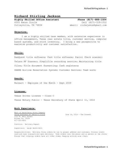 ALAN's RESUME 1 2015 | DOCX