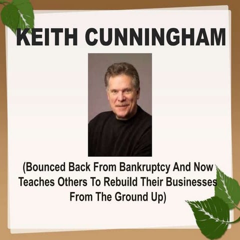 Keith Cunningham | Richard Tan Success Resources Scam | PPTX