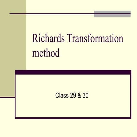 richard transformation method its used to so many things.ppt