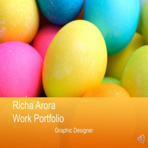 Richa's work portfolio | PPT