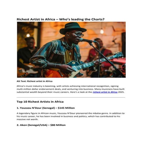 Richest African Singers: Earnings and Achievements.pdf