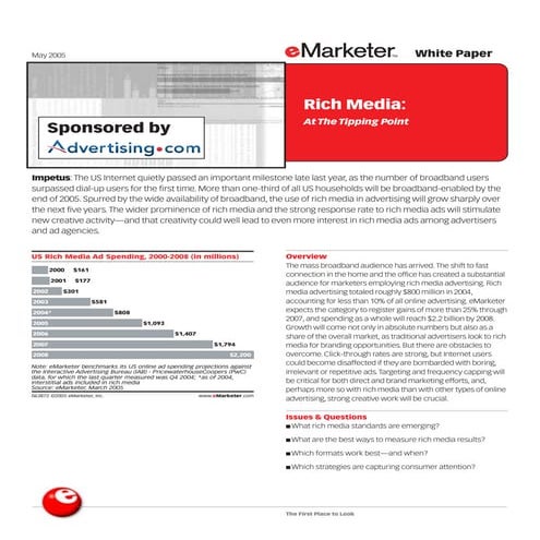 Rich media spending | PDF | Internet | Computing