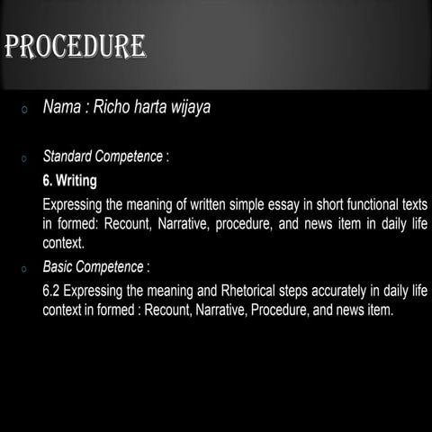 Richo prosedure | PPTX