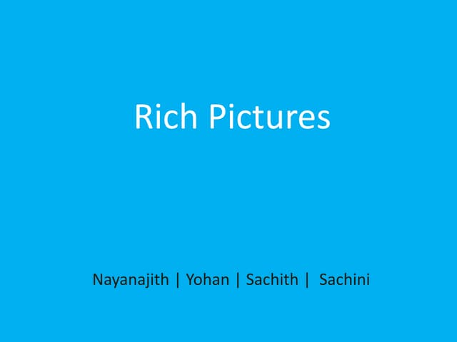 Rich pictures | PPTX