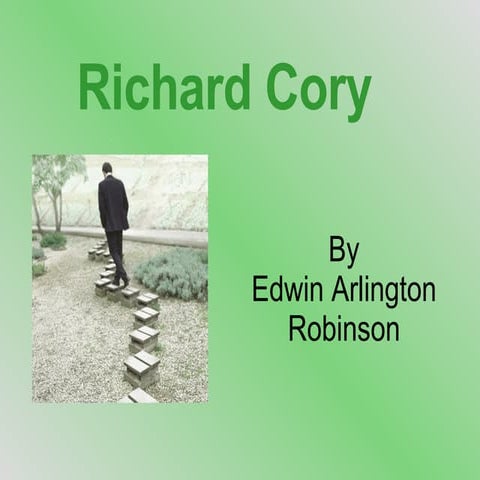 Richard Cory Powerpoint | PPT