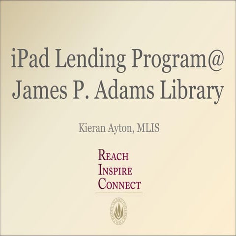 iPad Lending Program | PPT