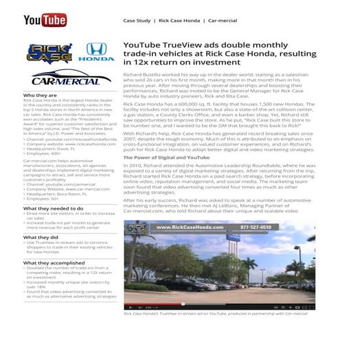 Rick Case Honda Case Study | PDF