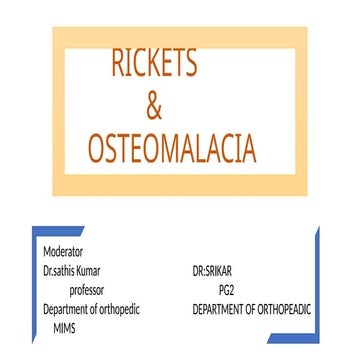 Imaging in rickets | PPTX