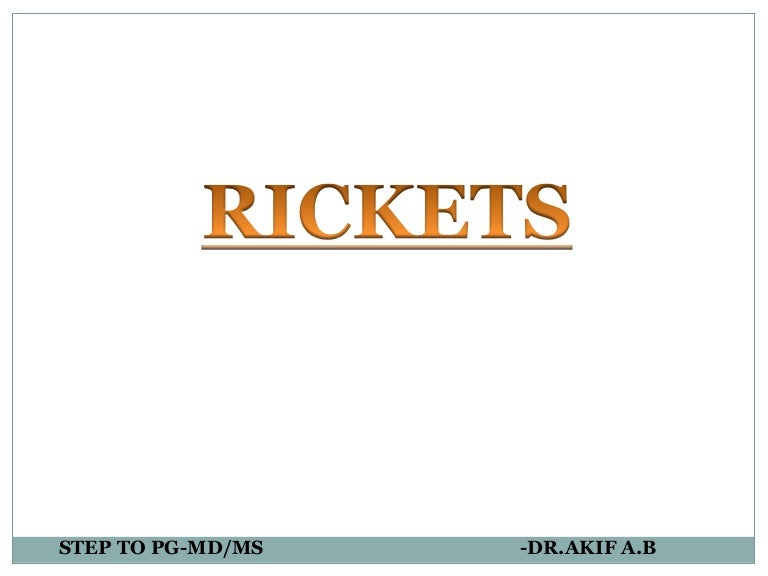 Rickets