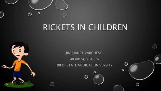 RICKETS IN CHILDREN | PPT