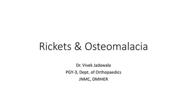 RICKETS IN CHILDREN | PPTX