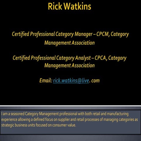 Rick Watkins Power Point presentation | PPTX