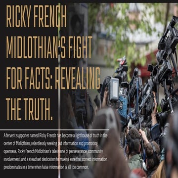 Fighting Misinformation: Ricky French Midlothian TX on Journalism’s ...