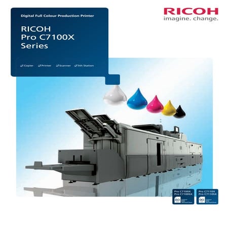 Ricoh pro-c7100 x | PDF