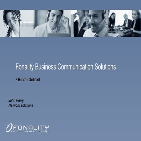 Fonality VOIP Solution | PPT