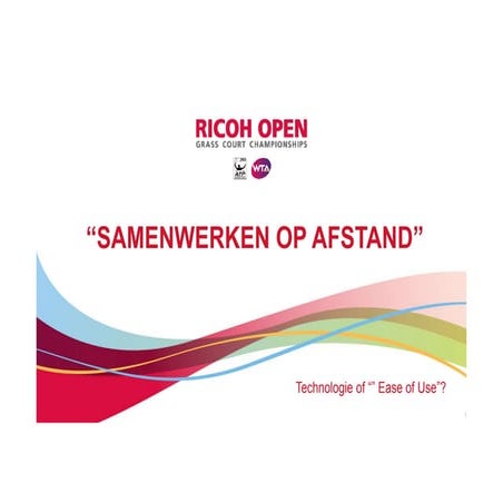 Ricoh nl samenwerken op afstand | PDF | Technology & Computing