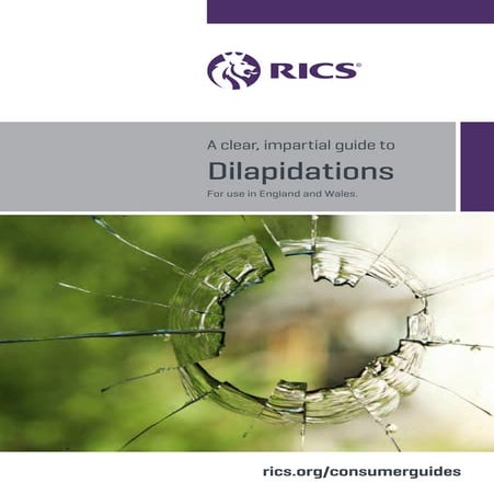 RICS Dilapidations Consumer Guide | PDF