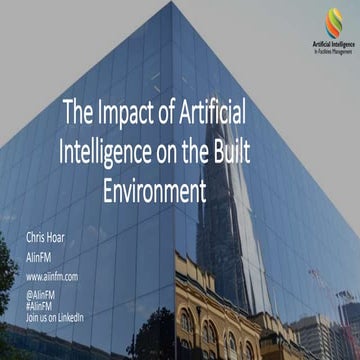 The Impact of Artificial Intelligence on the Built Environment | PPTX