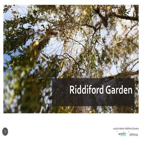 Riddiford Gardens Phase 3 | PDF
