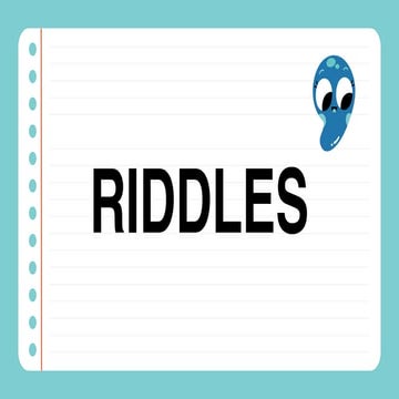 Interactive game before starting a discussion - RIDDLE GAME | PPT
