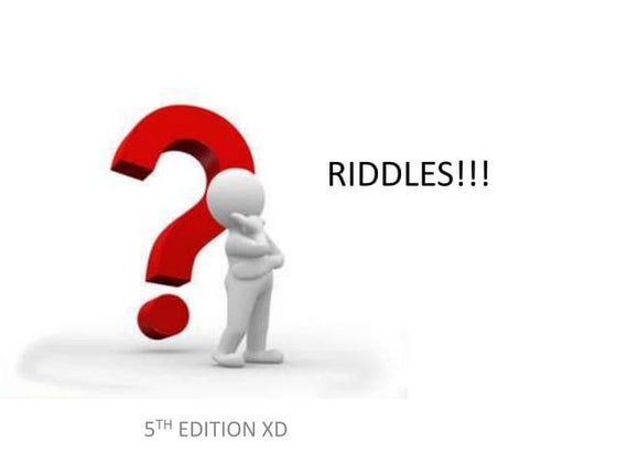 Riddles 3!!! | PPTX