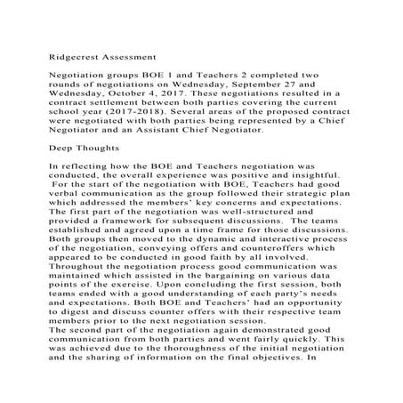 Ridgecrest AssessmentNegotiation groups BOE 1 and Teachers 2 c.docx