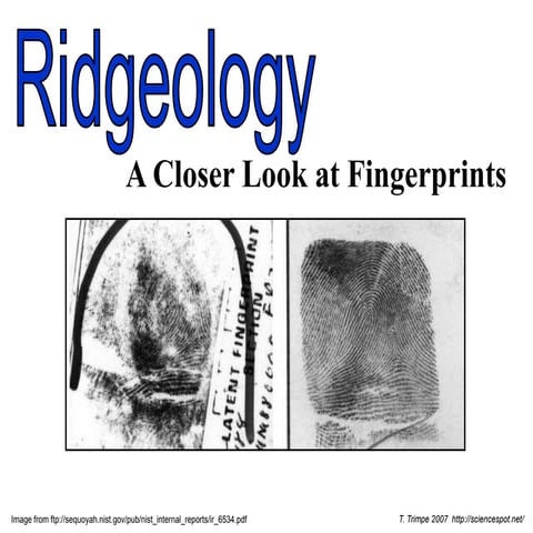 Ridgeology | PPT