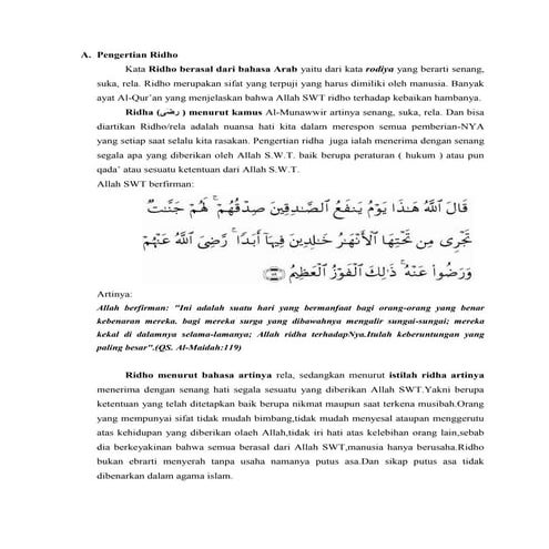 Ridho | DOCX