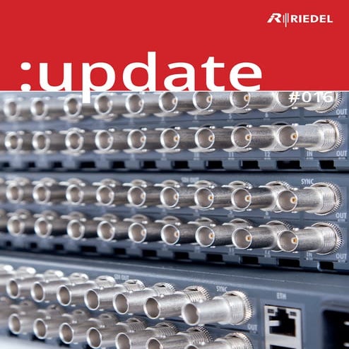 RIEDEL Communications - Update brochure No. 16 (April 2015) | PDF