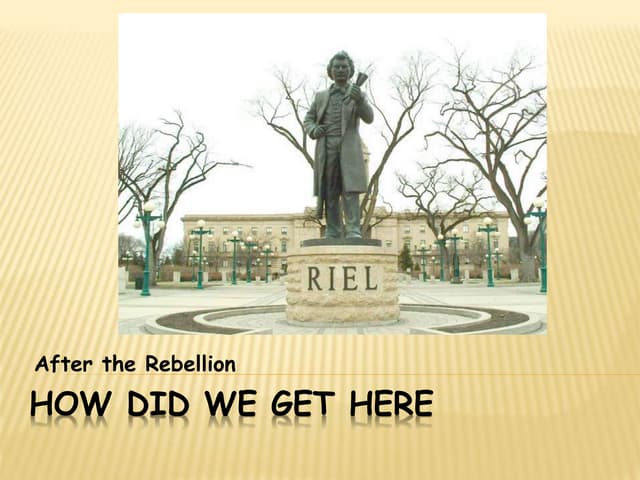 Louis Riel Summary | PDF
