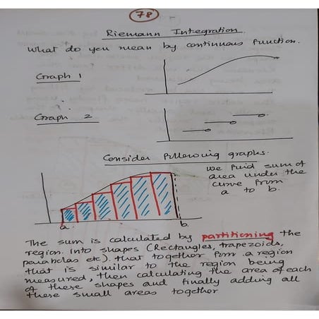 Riemann integration | PDF