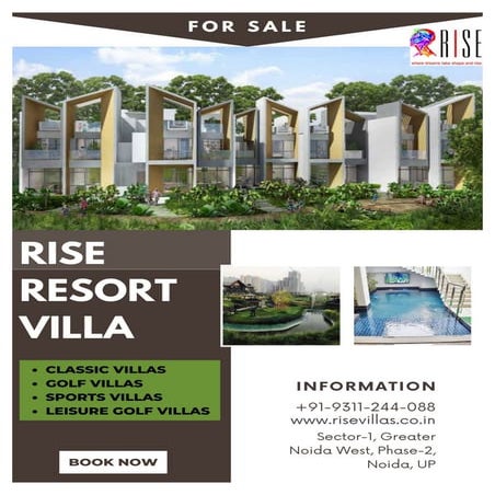 Rise resort Villa in Greater Noida west | PDF