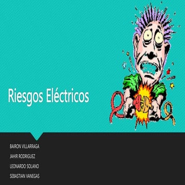 Riesgos Electricos CERTIFICACIÓN EN PREVENCIÓN DE RIESGOS LABORALES