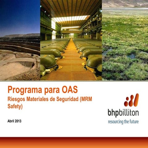 Riesgos materiales bhp | PDF