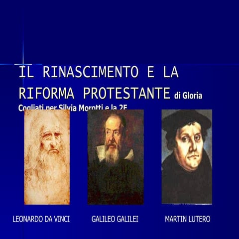 La Riforma Protestante e la Controriforma | PPT