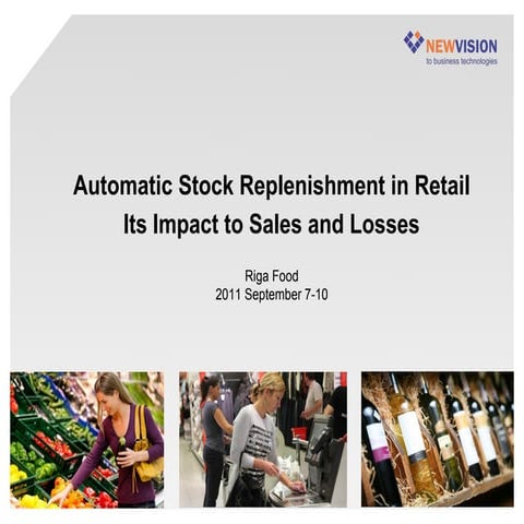 Automatic Stock Replenishment in Retail | PDF