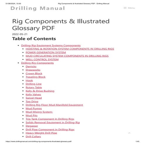 Rig Components & Illustrated Glossary PDF - Drilling Manual.pdf