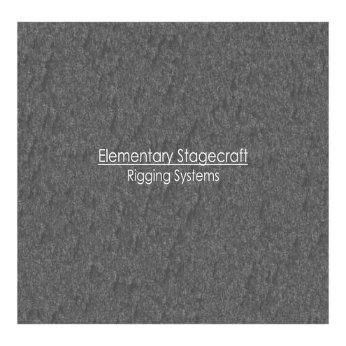 Rigging systems | PDF