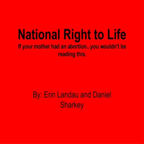 Right To Life | PPT