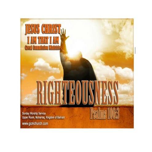 Righteousness | PDF