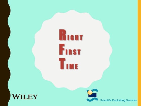 Quality : First Time Right Approach | PPTX