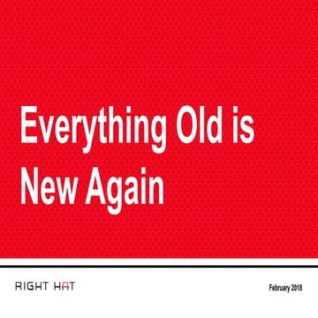 Everything Old is New Again - Right Hat | PPT