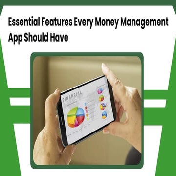 Right Money Management App For Your Financial Goals | PDF