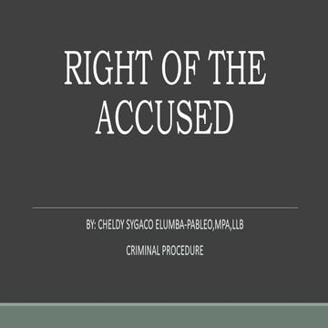 Right of the accused | PPTX