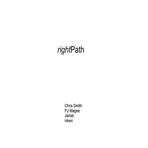 rightPath Presentation | ODP