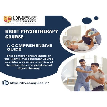 5 Essential Skills You'll Learn in a Physiotherapy Course | PDF