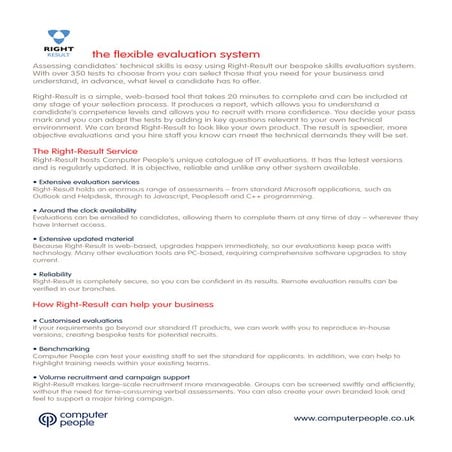 Right Result Flyer | PDF