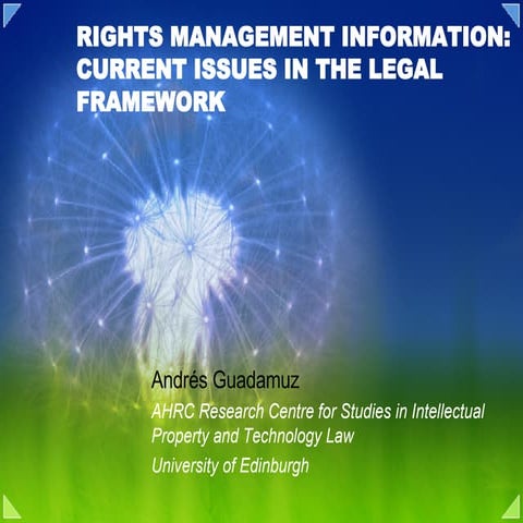 Rights Management Information | PPT