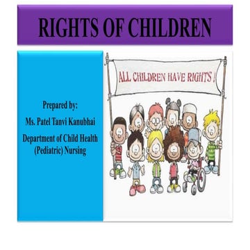 Rights of the Children, Introduction, Theme, Education Right, Play ...