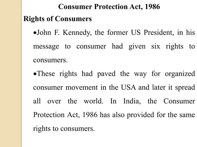 Consumer rights ppt | PPTX